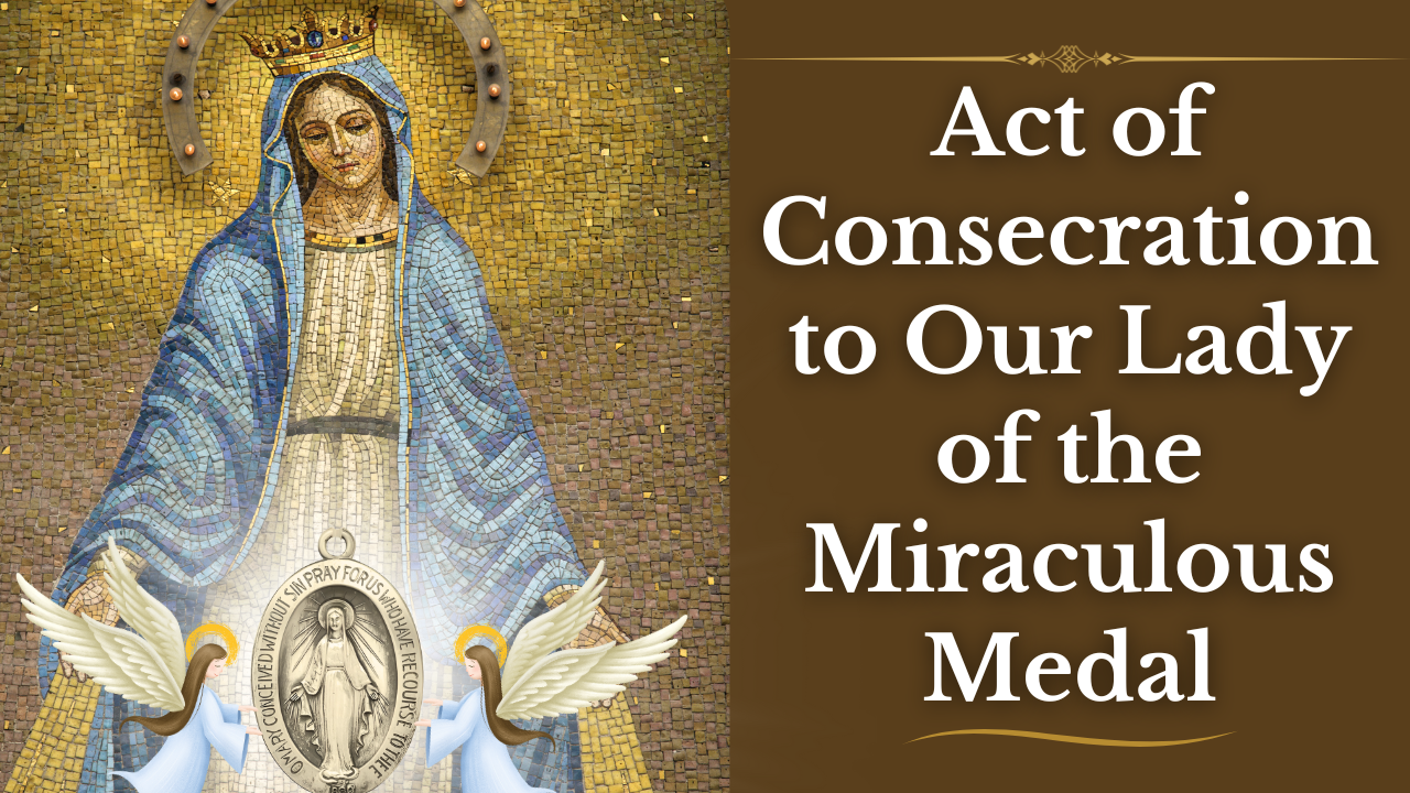 Act of Consecration to Our Lady of the Miraculous Medal - The Catholic ...