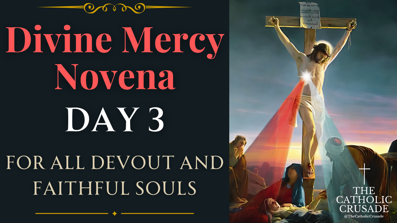 Divine Mercy Novena — Day 3 - The Catholic Crusade