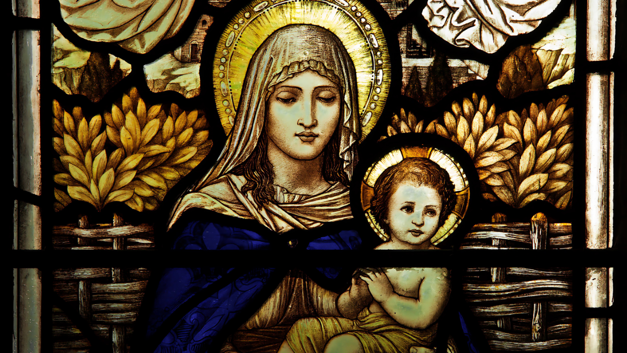 The Hail Mary in French (Je Vous Salue Marie) - The Catholic Crusade